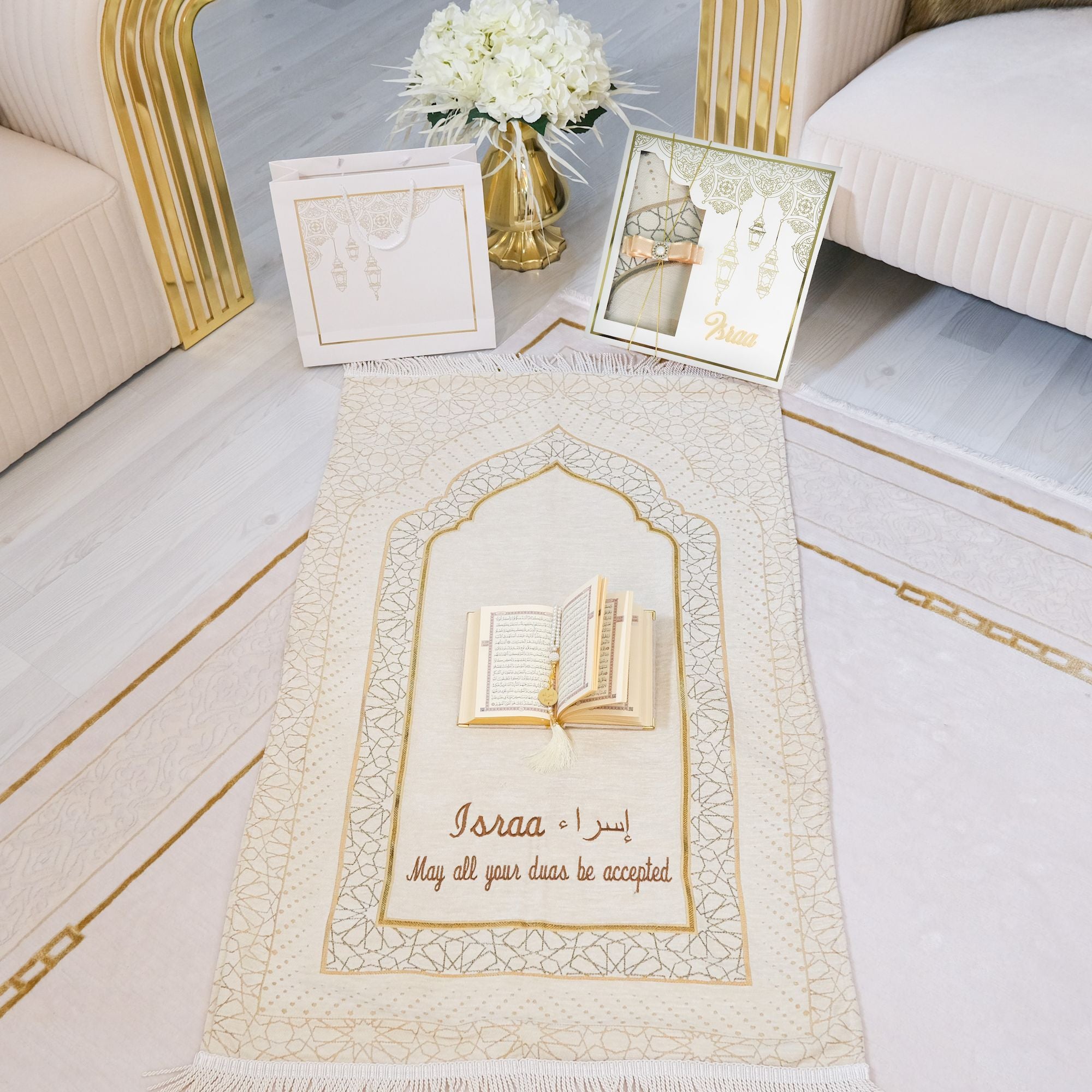 Prayer Mat Set Mihrab – Islamic Elite Favors